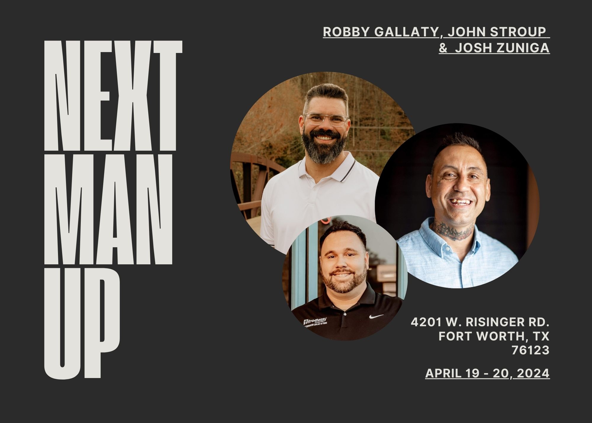 Next Man Up - Men's Conference - Events - Hallmark Church